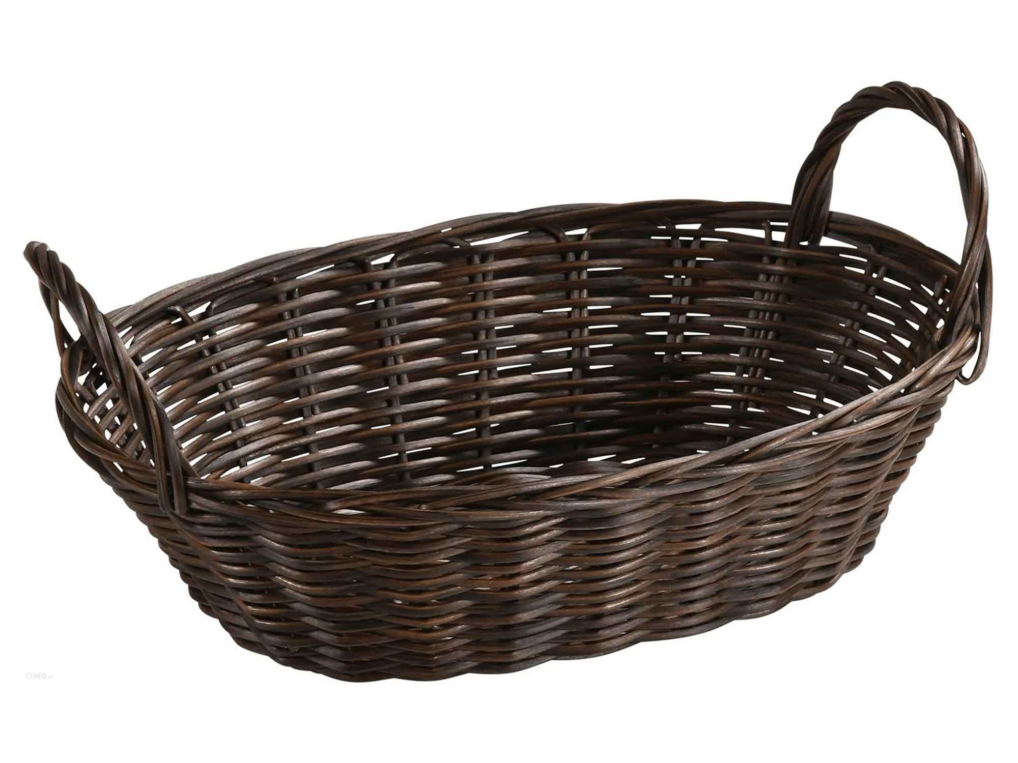 хлебница kesper 17646 weaved plastic brown w/handle